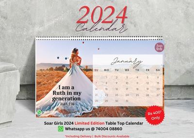 Just Arrived! Soar Girls 2024 Calendar - Soar Girls